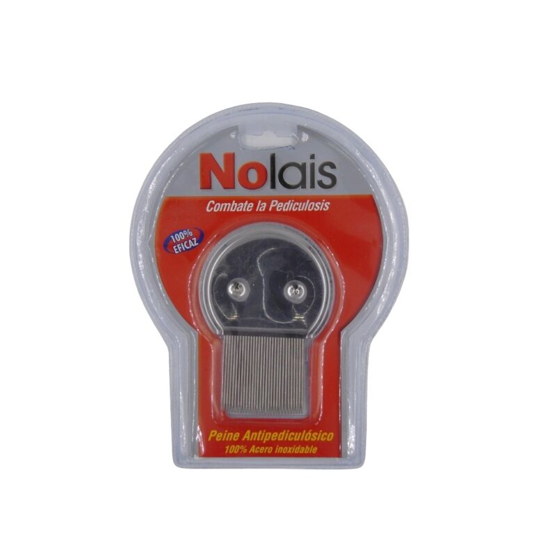 Nolais peine antipediculósico, 100 % acero inoxidable - Vitasur